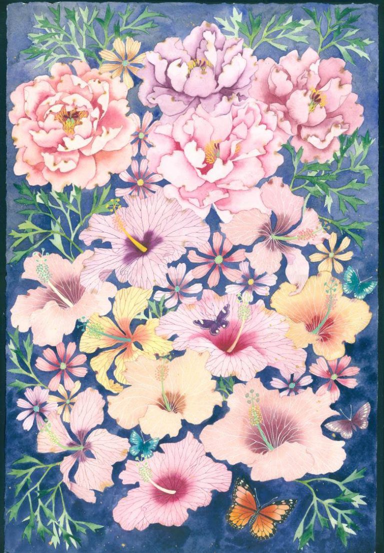 Gabby Malpas original watercolour painting: 'Bloom' | Gabby Malpas