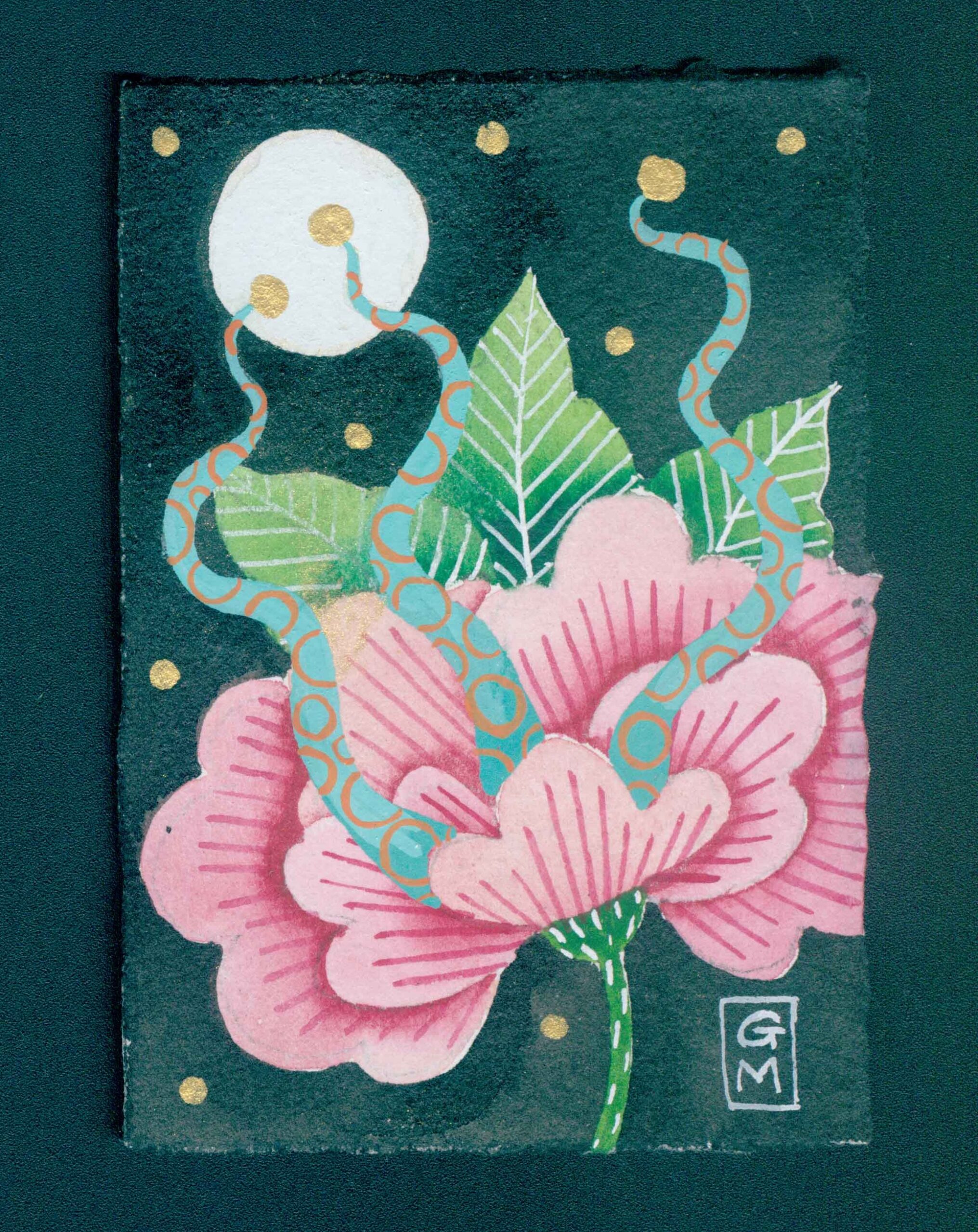 Gabby Malpas original watercolour painting: carnivorous peony | Gabby ...
